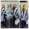 How To Style A Spring Poncho - Distinctly Southern Style