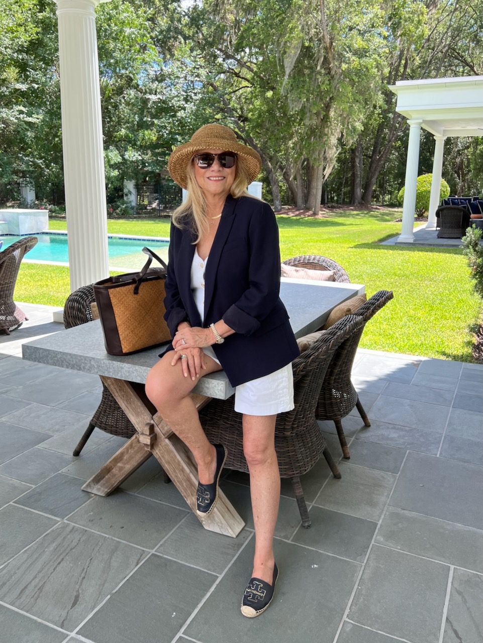 Simple Ways to Wear A White Top - Distinctly Southern Style